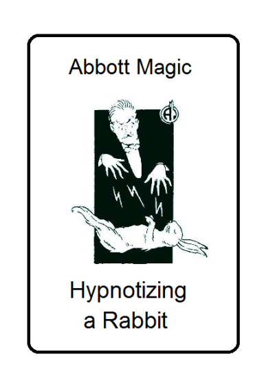 Abbotts Hypnotizing a Rabbit – Private Estate MT-PEB2 – Hocus Pocus