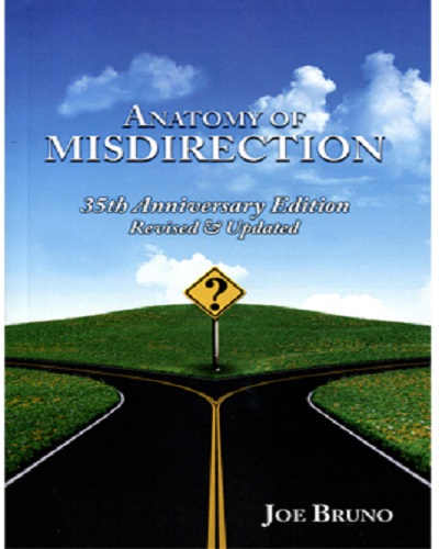 Anatomy of Misdirection by Joseph Bruno – Book – Hocus Pocus